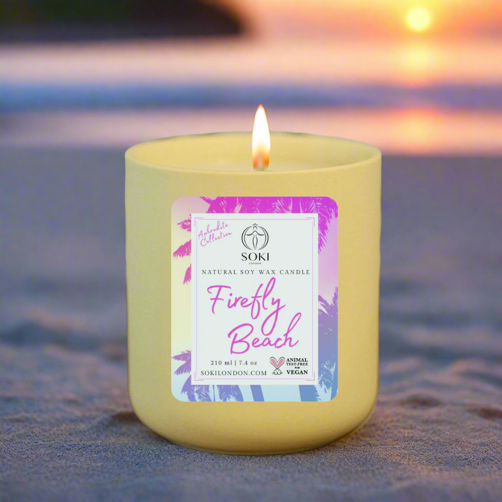 Aphrodite Firefly Beach Soy Wax Candle 210ml – SOKI LONDON